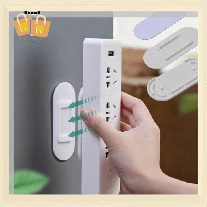NN Gen Merch Wall-Mounted Self-Adhesive Desktop Socket Fixer/ Self ...