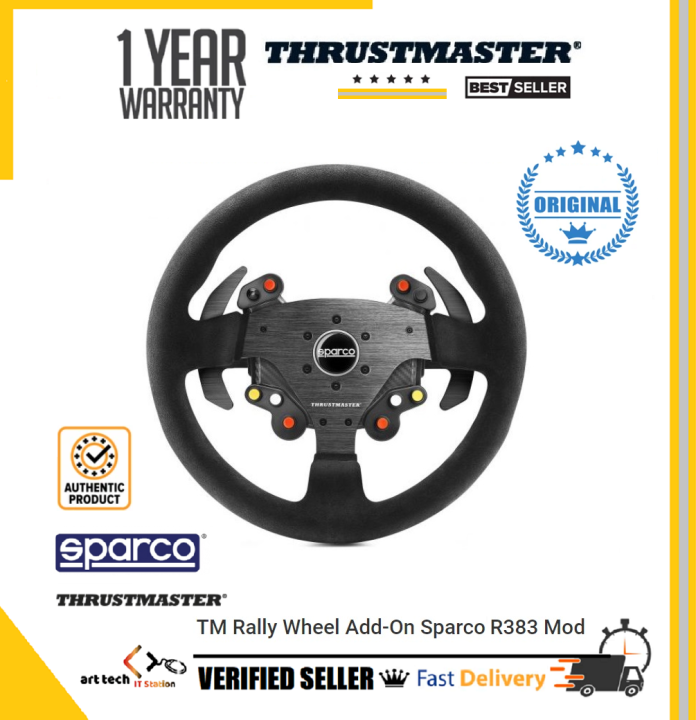 Thrustmaster TM rally wheel add on Sparco R383 | Lazada