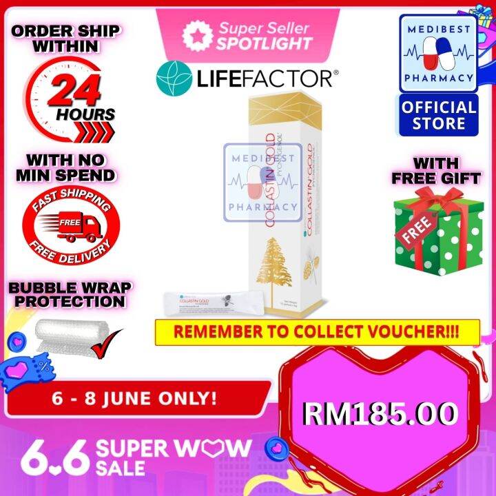 Life Factor Collastin Gold Pycnogenol 15's | Lazada