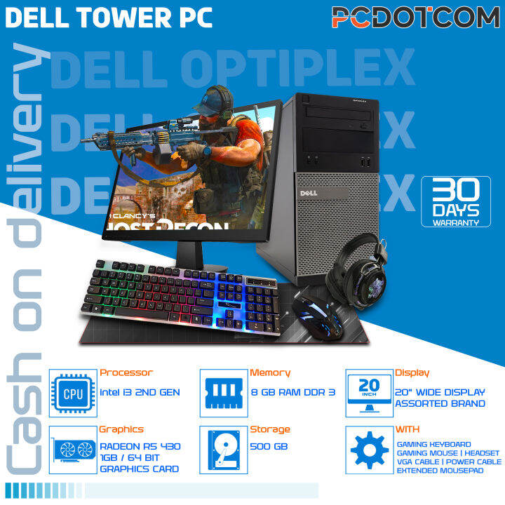COMPUTER SET | INTEL I3 2ND GEN, 8GB RAM, 500 GB STORAGE | PCDOTCOM ...