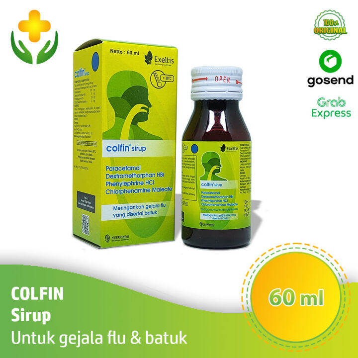 Colfin Sirup 60 ml Obat Batuk Pilek Flu Demam | Lazada Indonesia