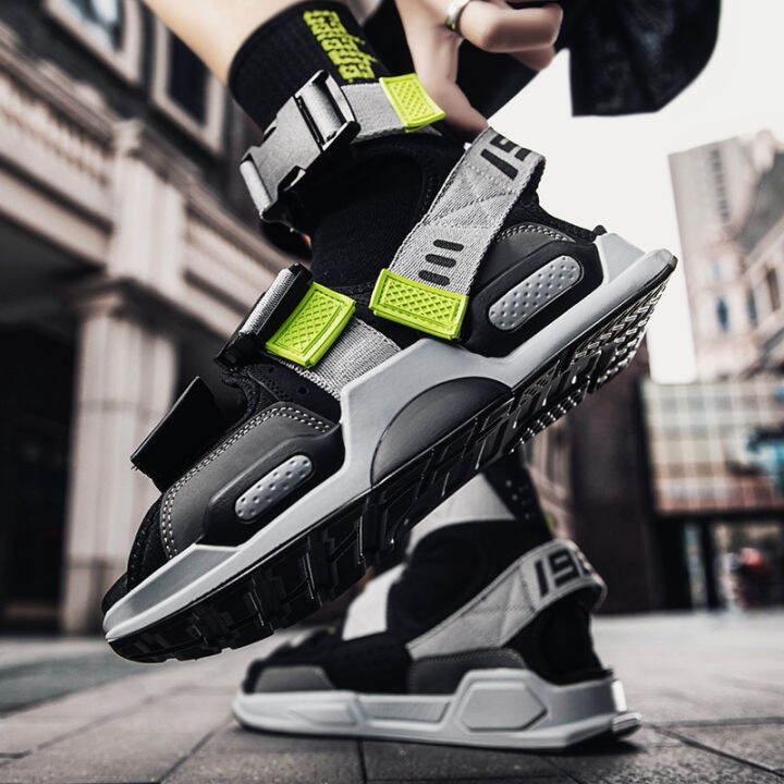 Sandles สำหรับชายรองเท้าแตะแบบเวียดนาม Men Gladiator โรมันผู้ชายรองเท้า ...