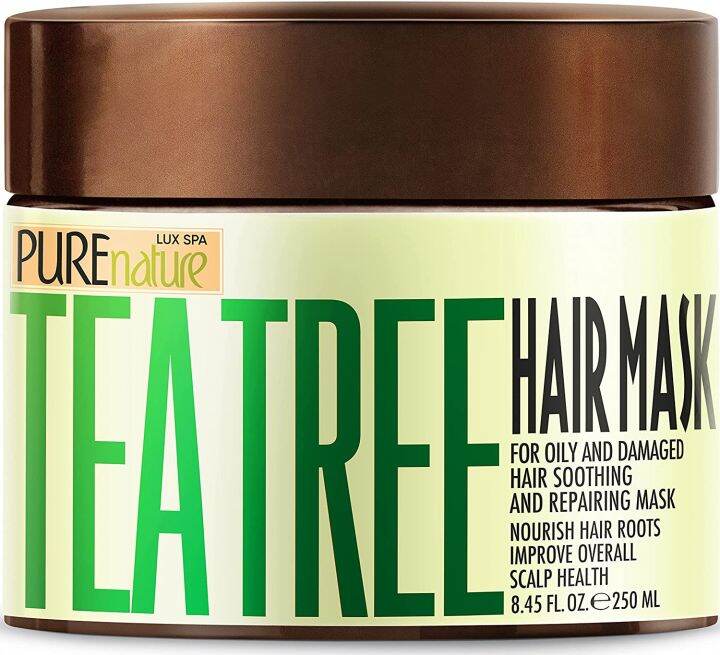 Tea Tree Oil Hair Mask - Conditioner and Deep Moisturizer Treatment for ...
