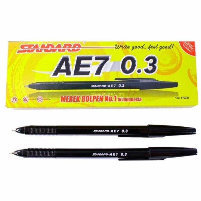Standard Bolpen / Ballpoint / Pulpen AE7 - 0.3 mm | Lazada Indonesia