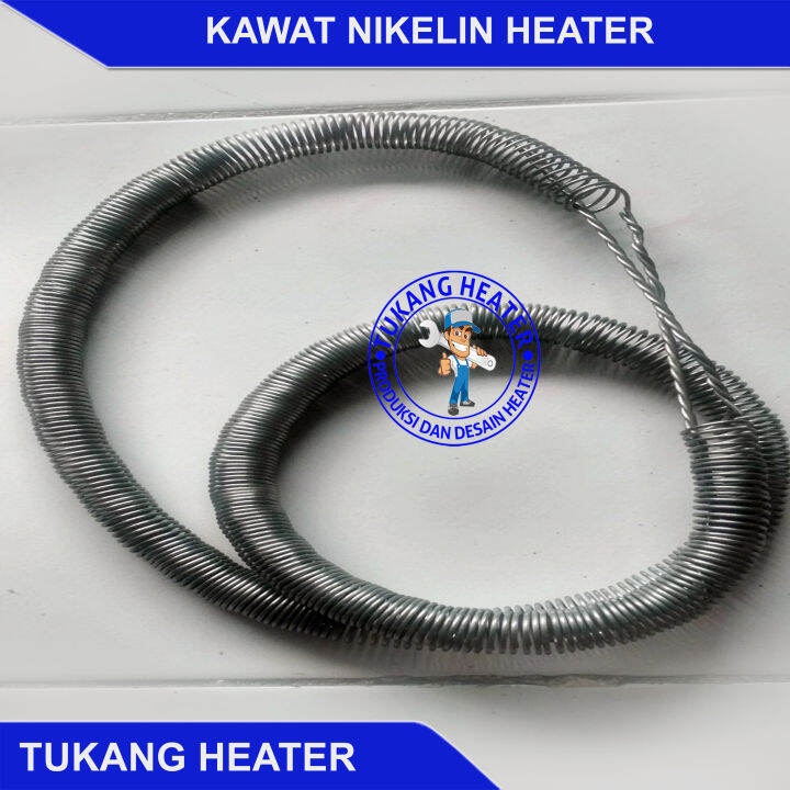 Kawat Pemanas Nikelin Heater OD spiral 6 mm x 200 cm x 2000 Watt ...