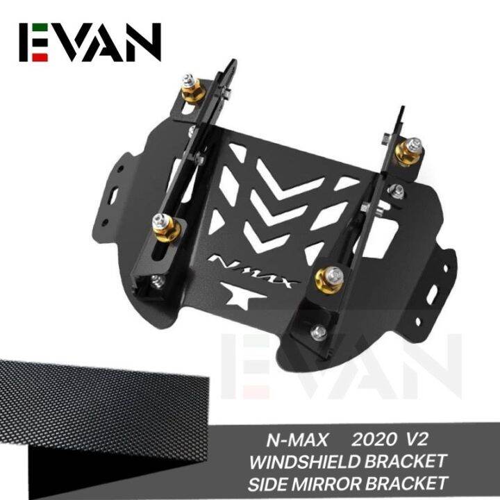 Nmax 2020 v2 Side Mirror Bracket Windshield Bracket With Bolt can ...