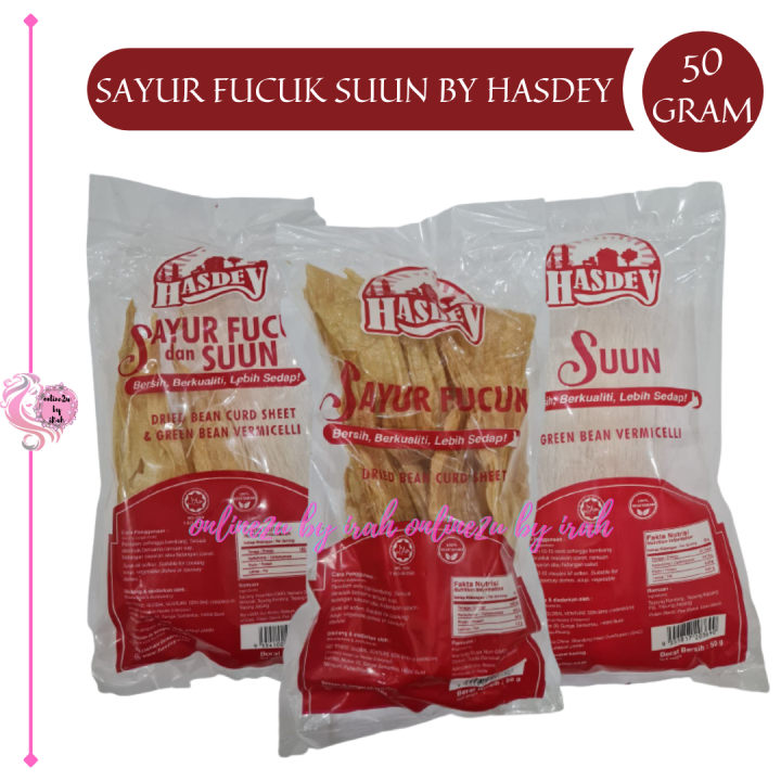 Sayur Fucuk Suun Hasdey Tauhu Kering Halal Buatan Muslim BMF 50g | Lazada