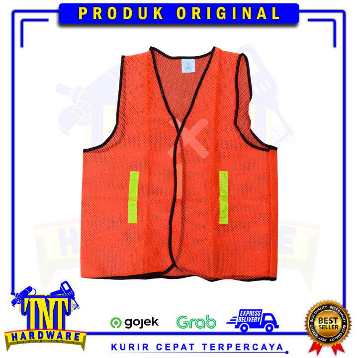 ROMPI JARING ORANGE KUNING /HIJAU / SAFETY VEST SCOT X / ROMPI PROYEK ...