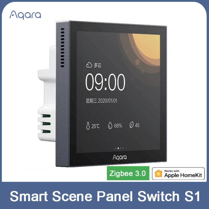 Aqara Smart Scene Panel Switch S1 Zigbee 3.0 3.95 inch Touch Screen APP ...