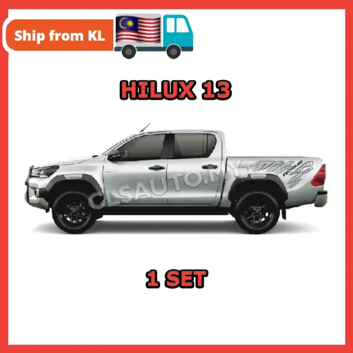 TOYOTA Hilux Body Sticker Design No.13 - Car Side Lining Rogue [Ready ...