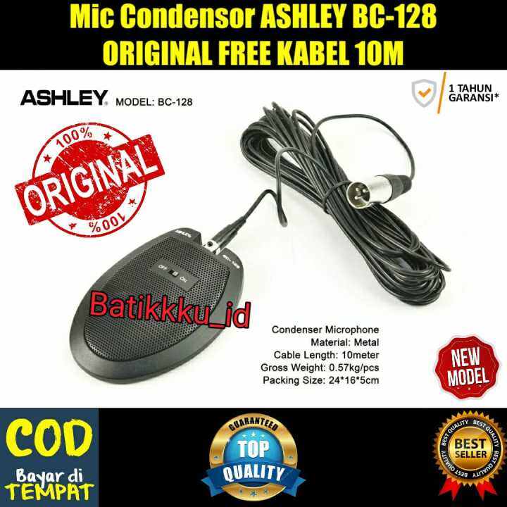 [ORIGINAL BISA COD] MIC CONDENSOR ASHLEY BC 128 BC128 ORIGINAL FREE ...