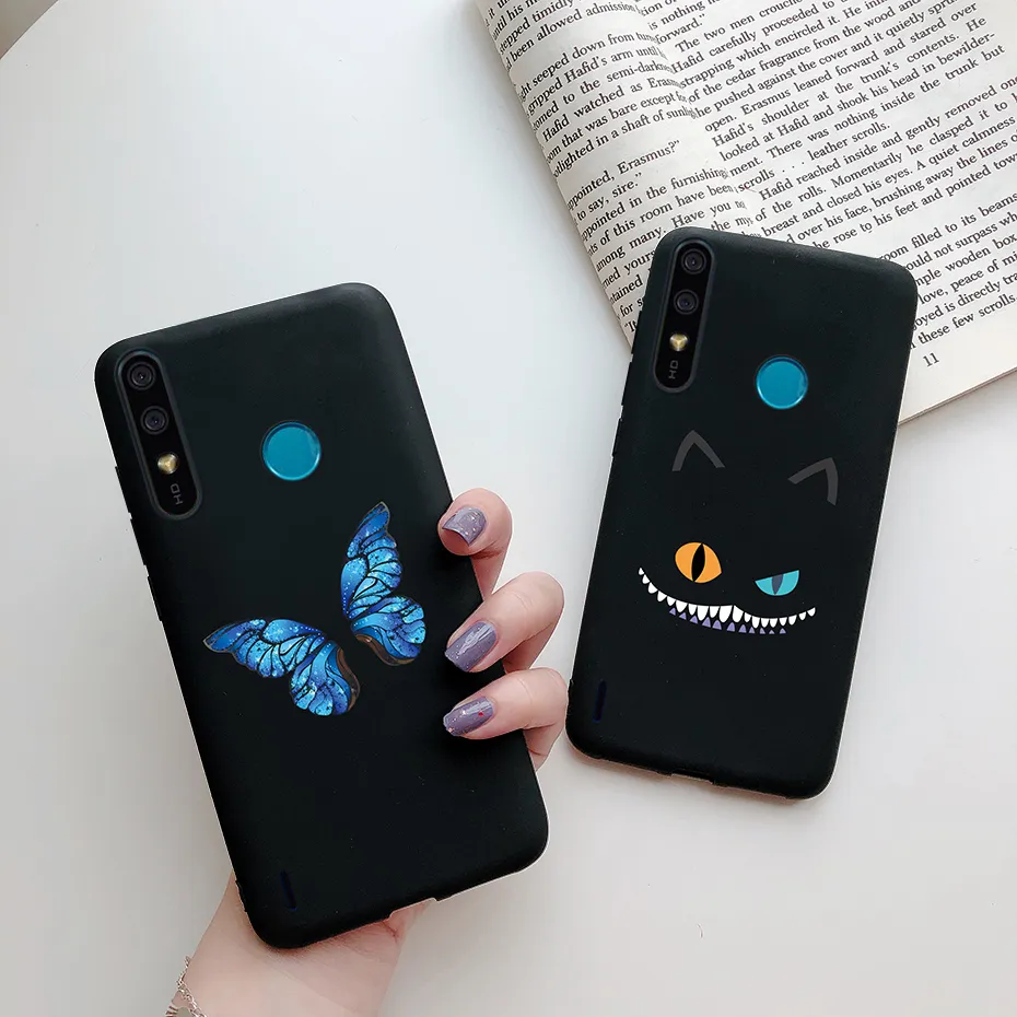 ITEL A56 Pro A56นุ่มซิลิโคน TPU การ์ตูนน่ารักทาสีกลับสำหรับ ITEL A56 ...