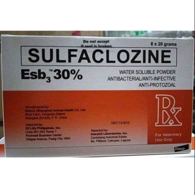 ESB3 30% SULFACLOZINE 20GRAM x 8 sachets | Lazada PH