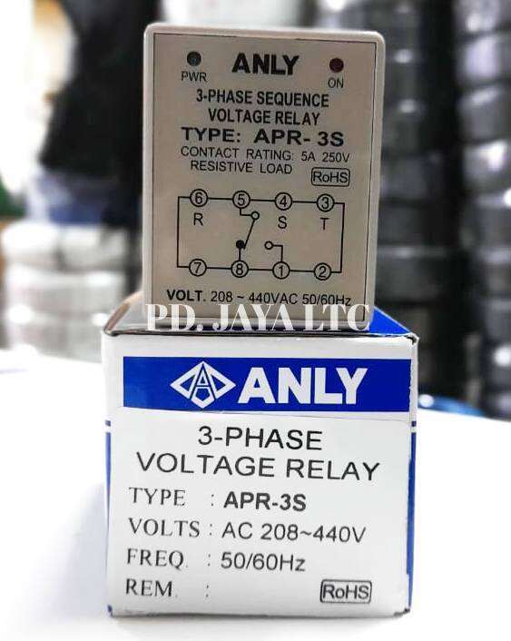 Anly Voltage Relay 3 Phase APR-3S | Lazada Indonesia