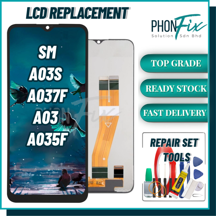 SAMSUNG A03S / A037F / A03 A035F LCD REPLACEMENT PART COMPATIBLE FOR ...