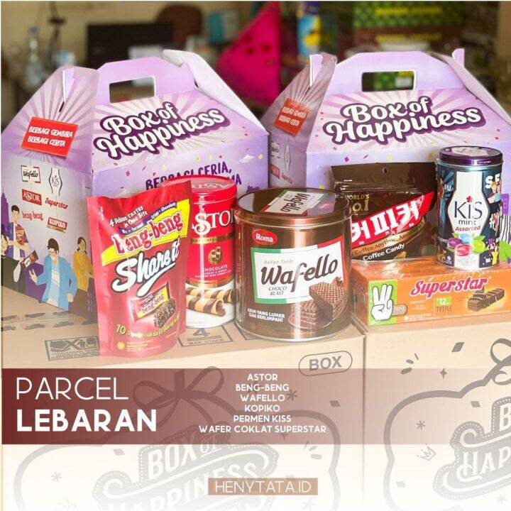 Parcel Lebaran Parsel Mayora BOX OFF HAPPINESS free Box Paket Bingkisan ...