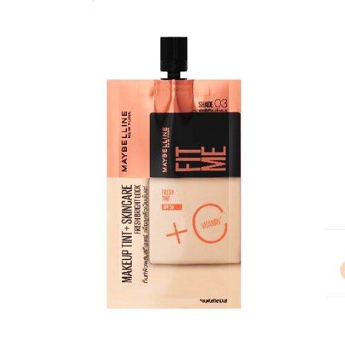 Maybelline Fit Me Fresh Tint ฟิต มี เฟรช ทิ้นท์ผิววิตซี 5มล ซอง Th