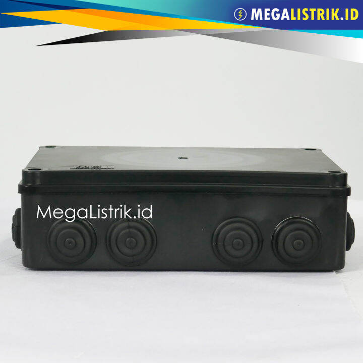 MG JUNCTION BOX KOTAK 220 X 150 X 70 HITAM 12 LUBANG / OB DOS PERSEGI ...