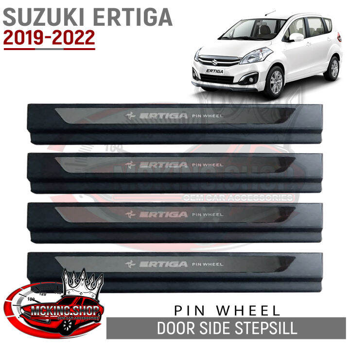 Suzuki Ertiga 2019-2022 PINWHEEL Door Side Step Sill / Scuff Plate ...
