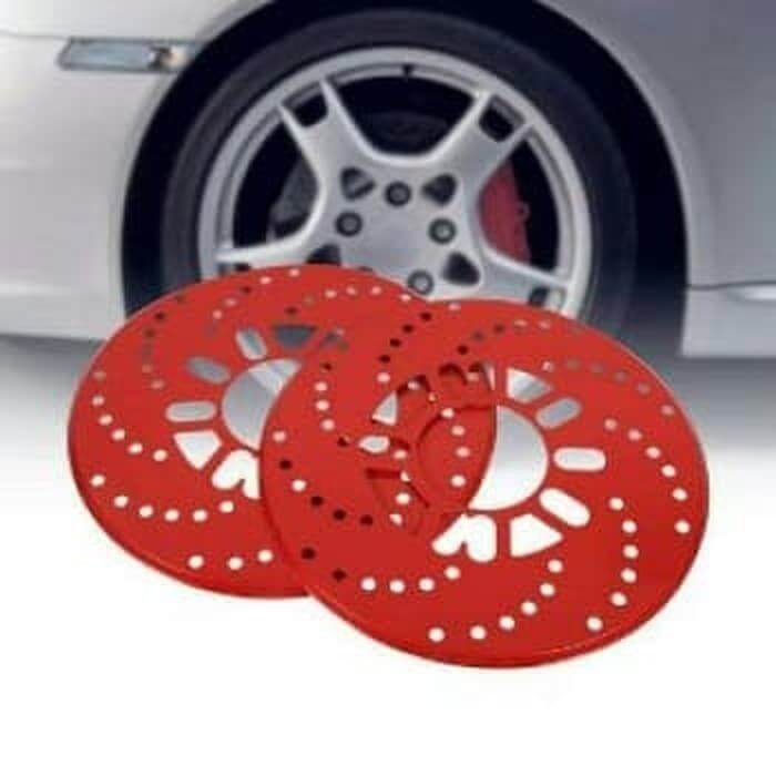 Cover Rem Tromol Diskbrake Merah - Disk Fake Disk Brake JDM Universal ...