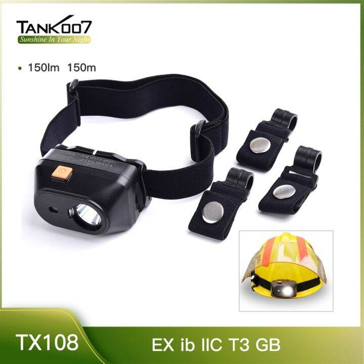 TANK007 TX108 Mini EDC Explosion Proof EX Ib IIC T3 GB Head Lamp USA 3W ...