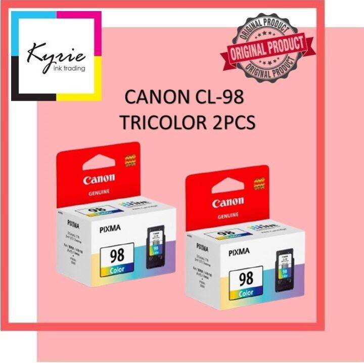 Canon 98 CL-98 Genuine Ink Cartridge Tricolor 2pcs | Lazada PH