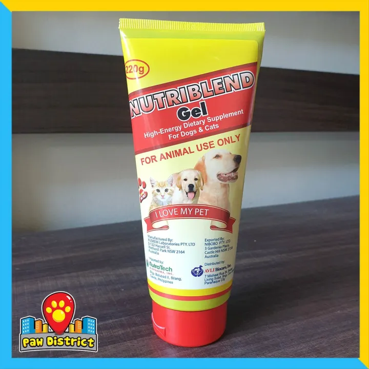 NUTRIBLEND Gel High-Energy Dietary Supplement For Dogs and Cats 220g ...