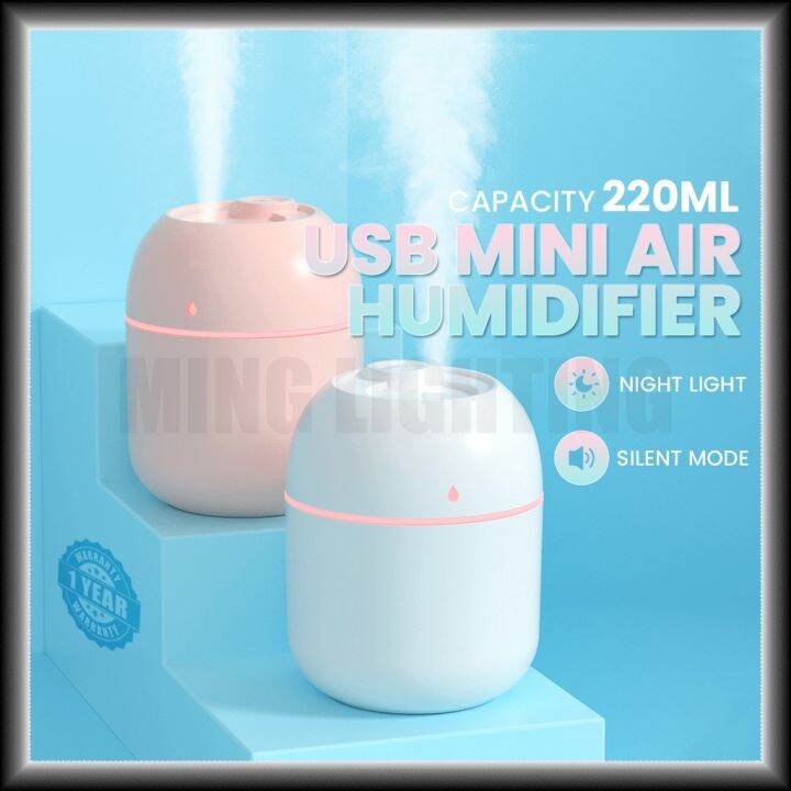 Mini Air Humidifier 220ML USB Diffuser Aroma Essential Oil Home Fogger ...