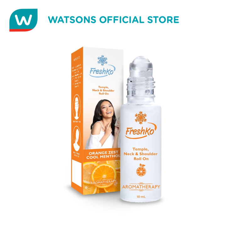 FRESHKO Aromatherapy Liniment Roll-on Orange Menthol 10ml | Lazada PH