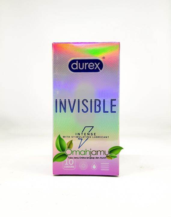 KONDOM DUREX INVISIBLE isi 10. EXTRA THIN, EXTRA SENSITIVE | Lazada ...