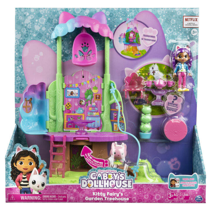 [คูปองร้าน + Bonus] Gabby Doll House Rainbow Closet Playset บ้านตุ๊กตา ...