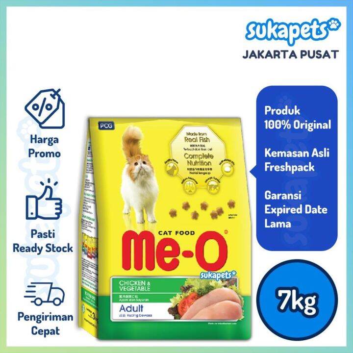 Meo Dry Food Chicken Vegetable Makanan Kucing Kering 7kg | Lazada Indonesia