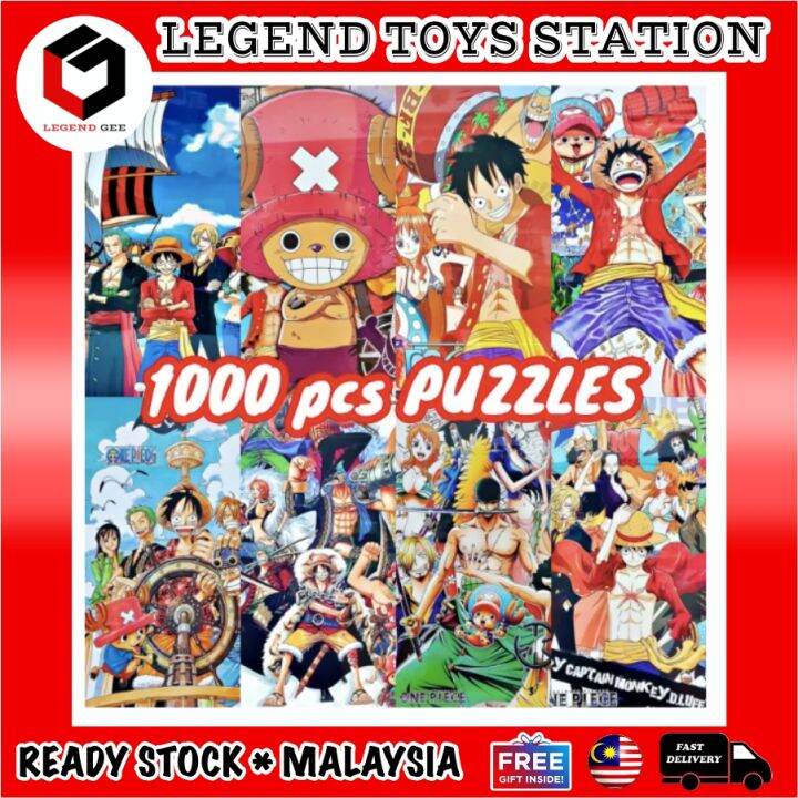 ONE PIECE PUZZLE 1000PCS JIGSAW ANIME FAMILY COLLECTION 50cm x 75cm ...