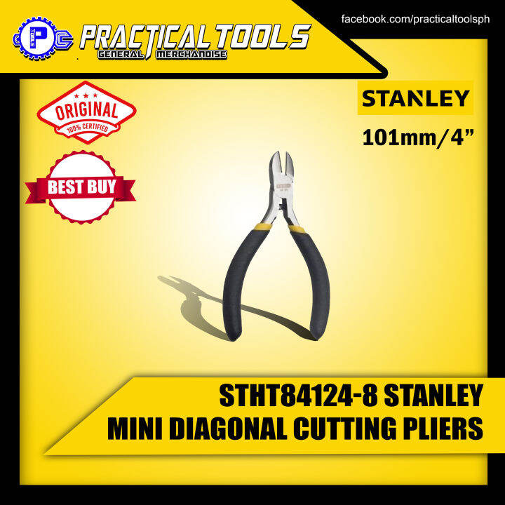 STANLEY HANDTOOLS 4" DYNAGRIP MINI DIAGONAL CUTTING PLIERS | Lazada PH