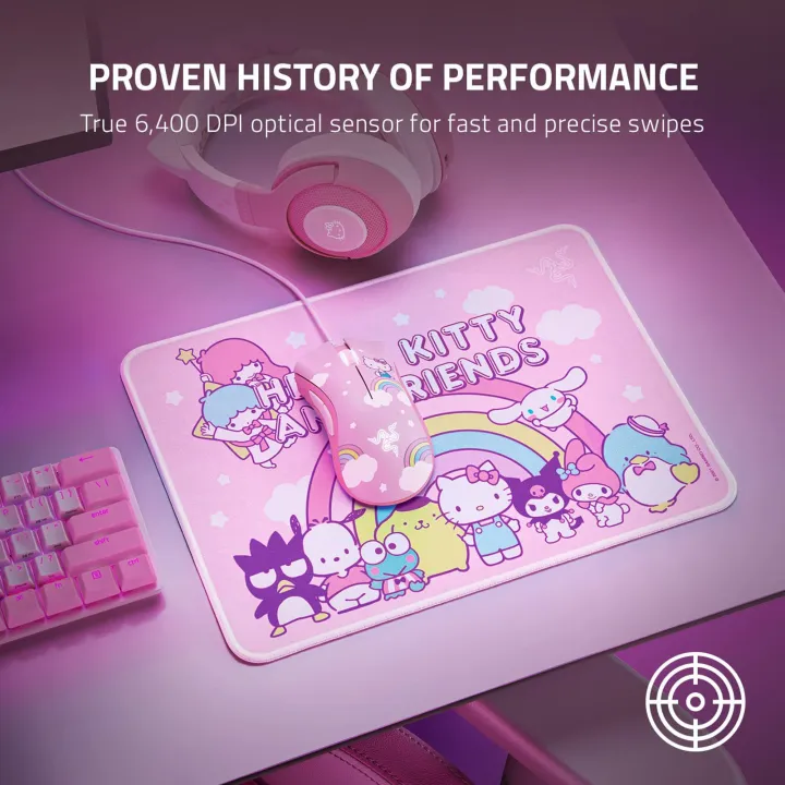 Razer Hello Kitty Limited เกมคอมพิวเตอร์ Office Pink Purgatory Viper ...