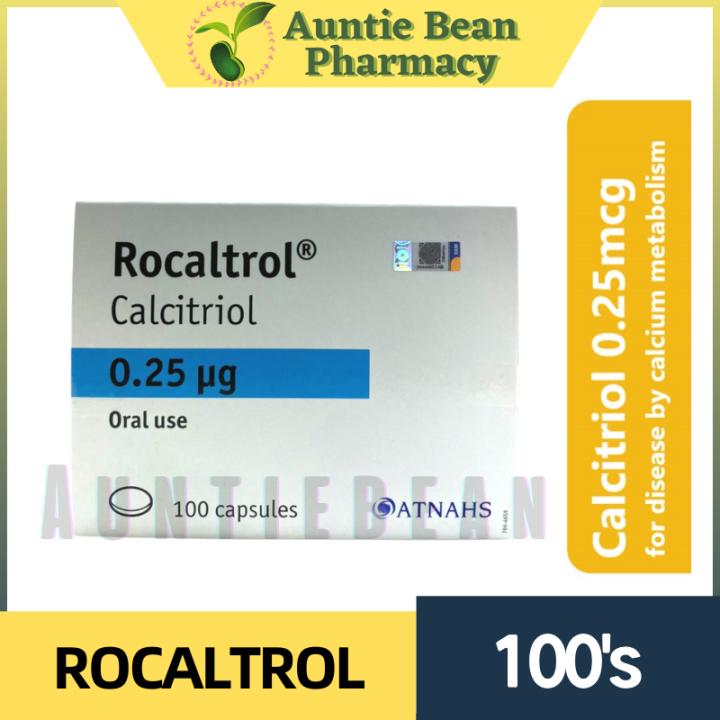 Rocaltrol Calcitriol 100 CAPSULES exp:07-2024 | Lazada
