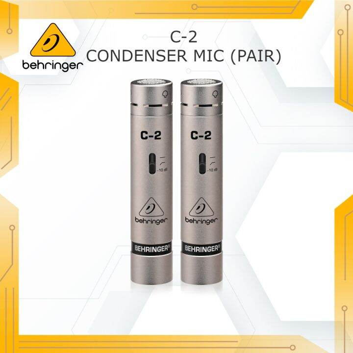 [100% AUTHENTIC] BEHRINGER C-2 Matched Pair Studio Condenser ...