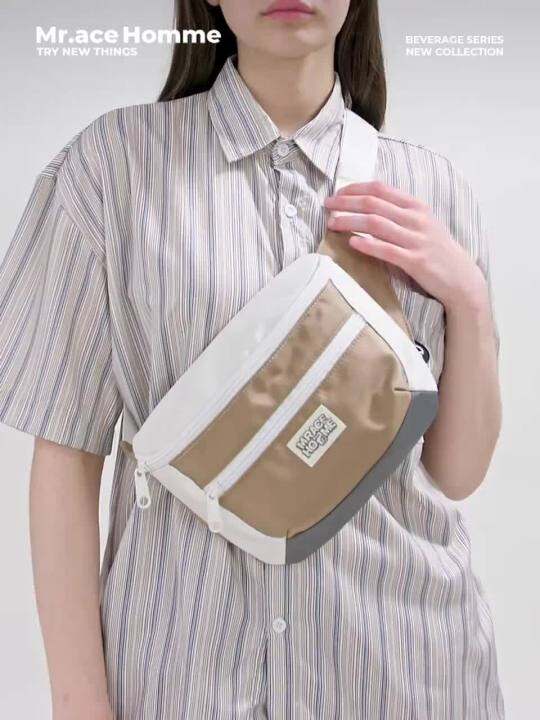 [ ชุดเครื่องดื่ม ]mrace กระเป๋าสะพายข้างชายแบรนด์แฟชั่นกระเป๋า ...