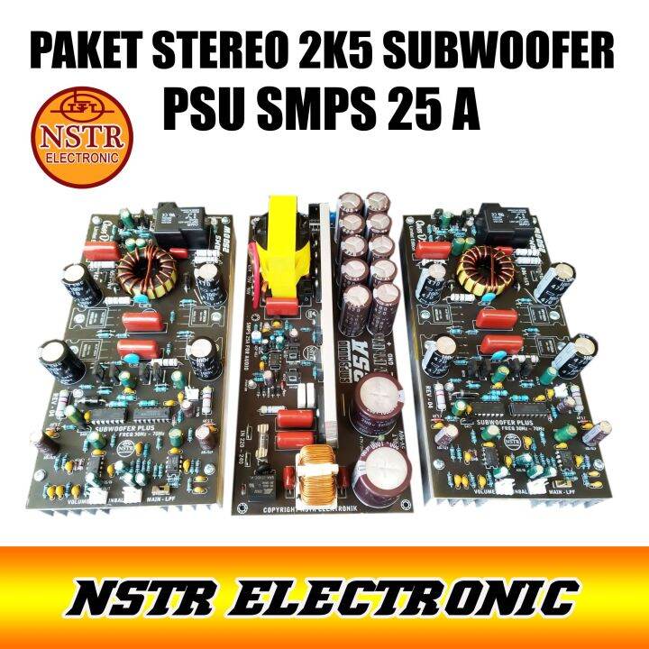 paket kit setreo class D2k5 plus smps 25A | Lazada Indonesia