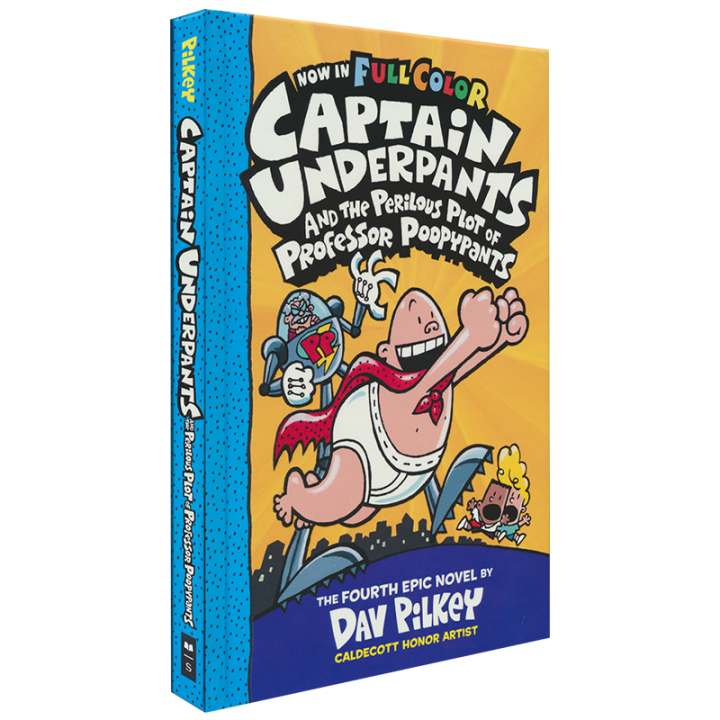 Full color Captain Underpants underpants Superman and Professor ...