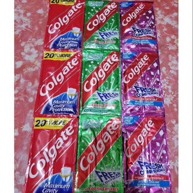 boennc041jf8 Colgate Toothpaste 24g sachet 6pcs | Lazada PH