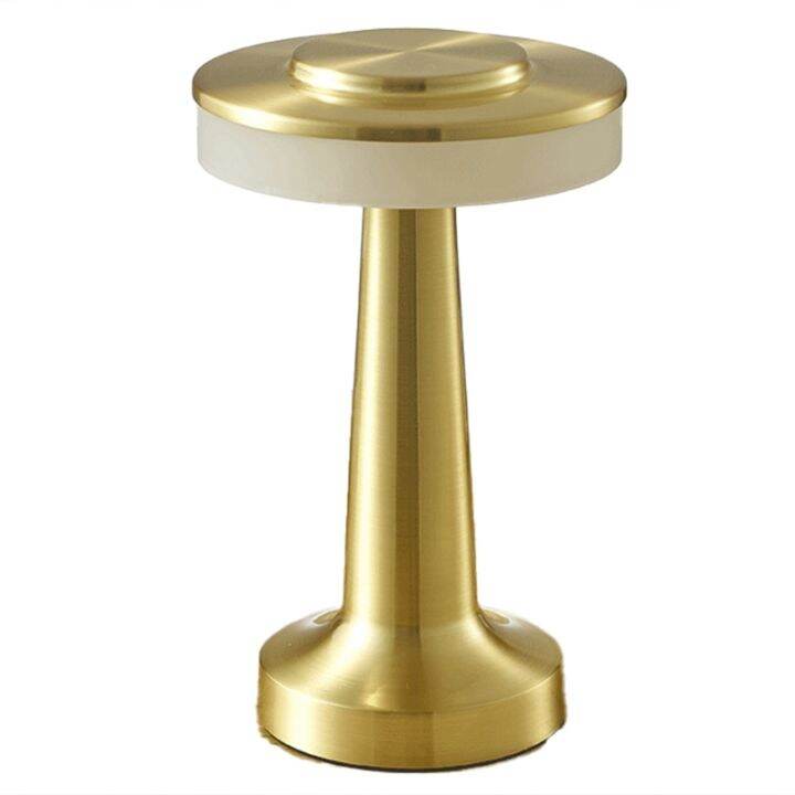 Touch LED Rechargeable Table Lamp Dining Table Bar Table Lamp Outdoor ...