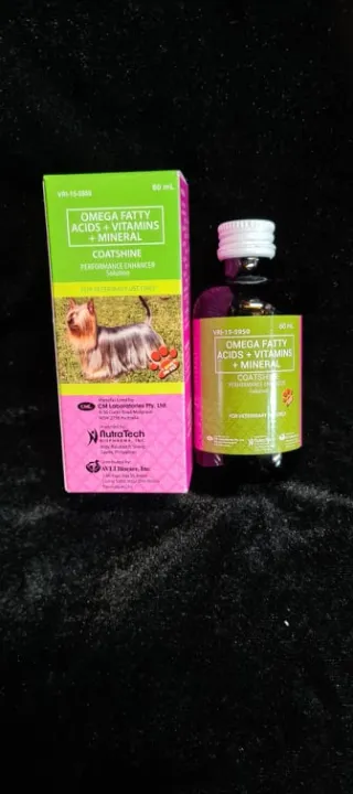 coat shine vitamins for dogs and cats 60ml. | Lazada PH