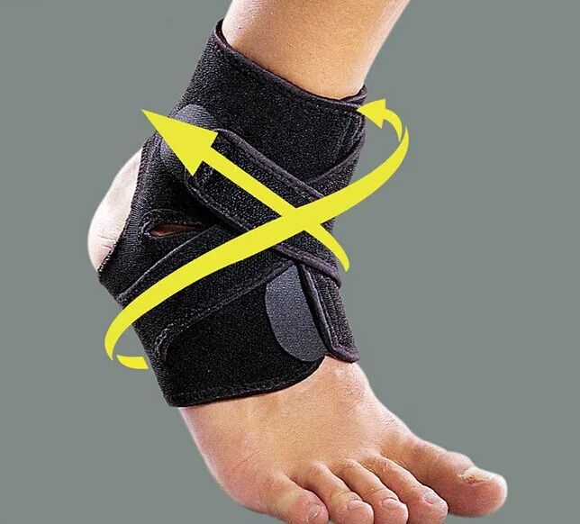 1PCS Ankle Support Brace Foot Guard Injury Wrap Elastic Splint Strap ...