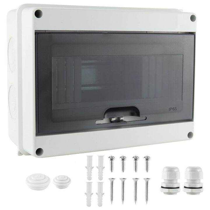 Toolstar Waterproof Distribution Box Surface Mounted 1Row 8 Modules ...