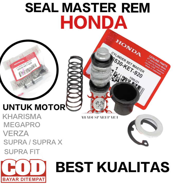 SEAL MASTER REM DEPAN HONDA KHARISMA / SUPRA / SUPRA X / SUPRA X 125 ...