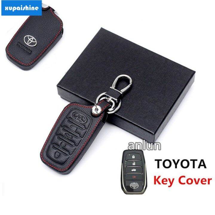 （xps）【Ready stock】Toyota Fortuner / Camry 4 Button (Smart Key) leather ...