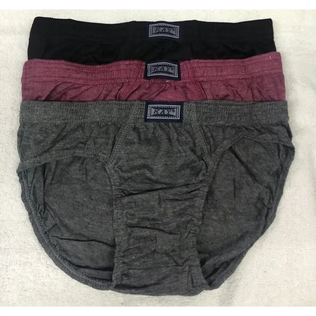men’s brief KAY inside gater 3in1 per pack 1 size Assorted color ...