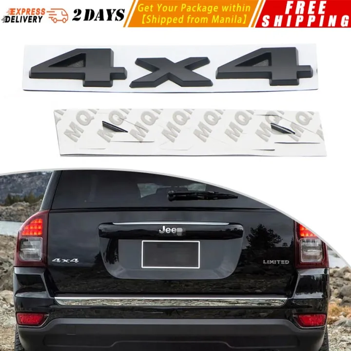 【3D 4x4】 Four Wheel Drive Car sticker Logo Emblem Badge Decals Car ...