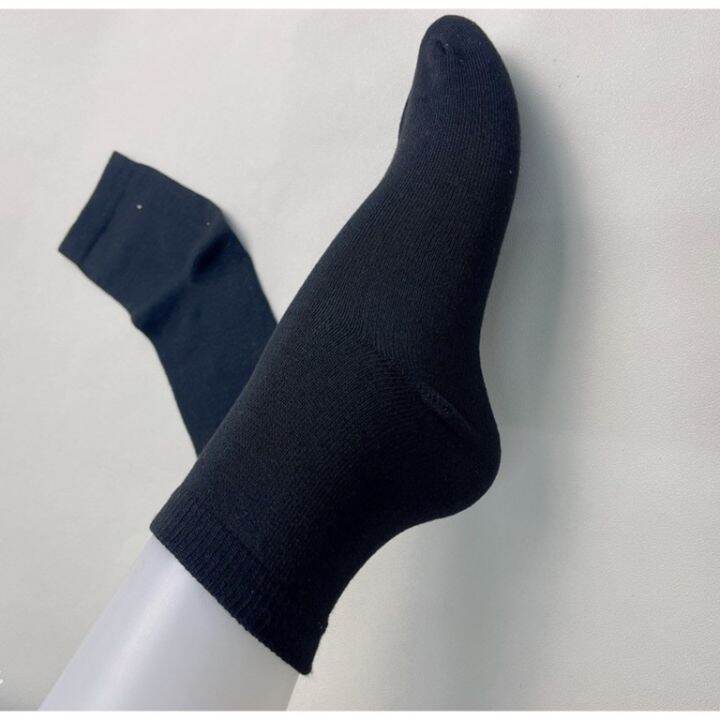 学生袜子 Socking Black / White Sock Free Size Quality Socking (office ...
